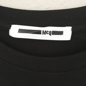 McQ by Alexander McQueen | Tops | New Mcq Alexander Mcqueen Check Logo ...